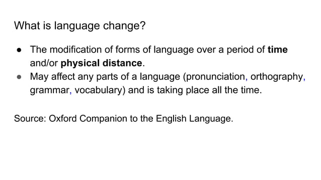 Language Change.pdf | Genealogy and Ancestry | Hobbies & Interests