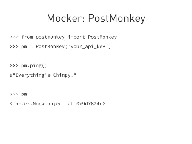 Mock testing mit Python | PDF