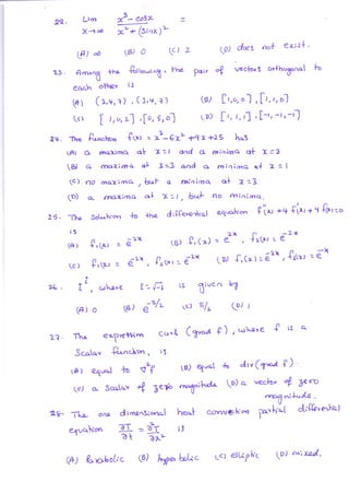 Mock test on maths | PDF