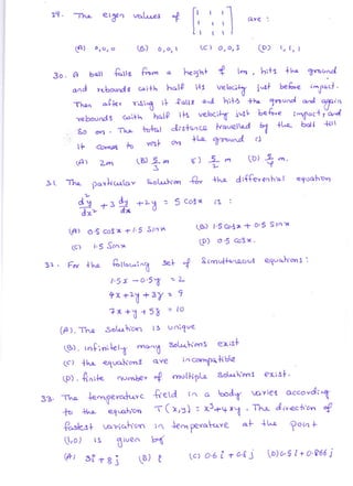 Mock test on maths | PDF