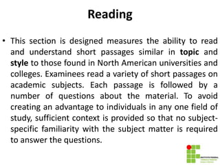 Mock test reading TOEFL ITP | PPTX