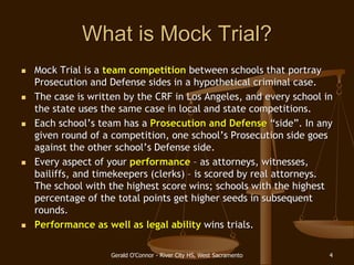 Mock Trial Courtroom Procedures for legal affairs | PDF