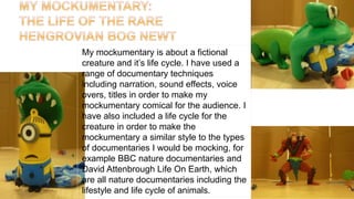 Mockumentaries | PPTX | Documentary | Genres