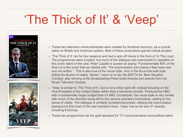 Mockumentaries Research | PPT