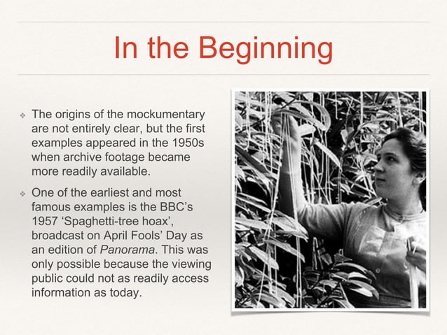 Mockumentaries Research | PPT