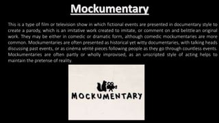 Mockumentary Presentation | PPTX