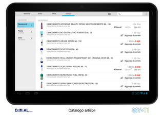 DINAL Ingrosso Tablet APP | PDF | Deodorant and Antiperspirant ...