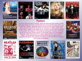 Mock Up Posters and Final! | PPT | Music | Entertainment