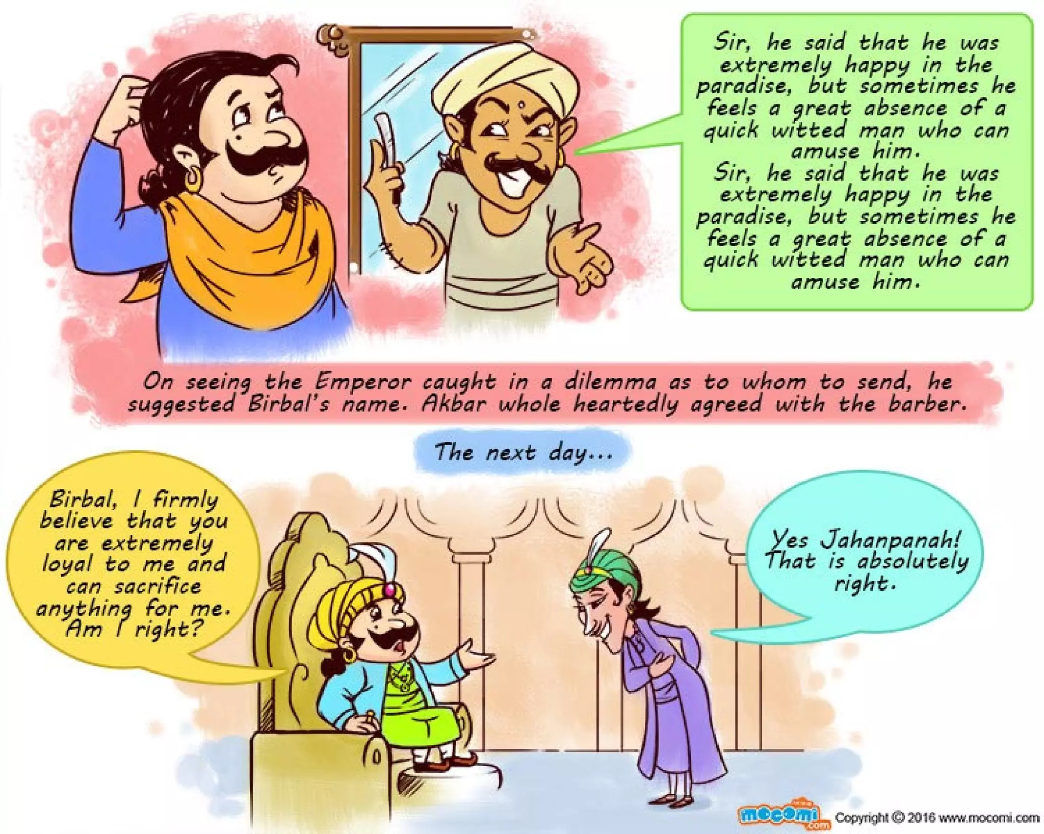 Akbar Birbal Stories: Birbal Goes To Heaven | PDF