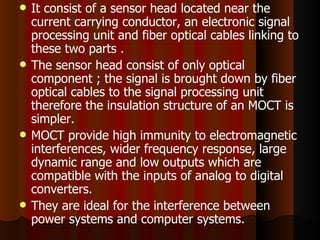 Moct magneto-optic-current-transformer | PPT
