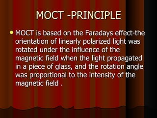 Moct magneto-optic-current-transformer | PPT