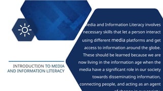 Module 1 INTRODUCTION TO MEDIA LITERACY | PPTX