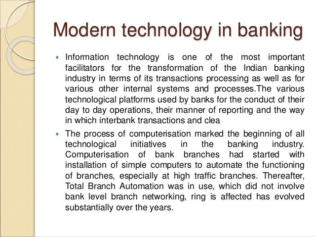 Introduction to banking