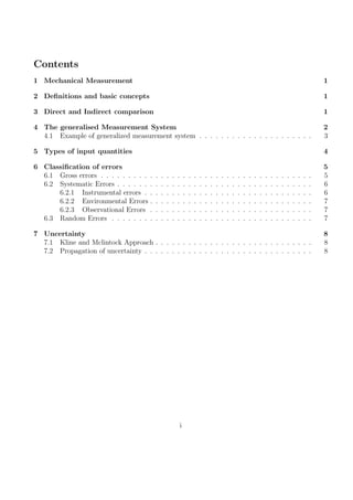 IC 208 MECHANICAL INSTRUMENTATION | PDF