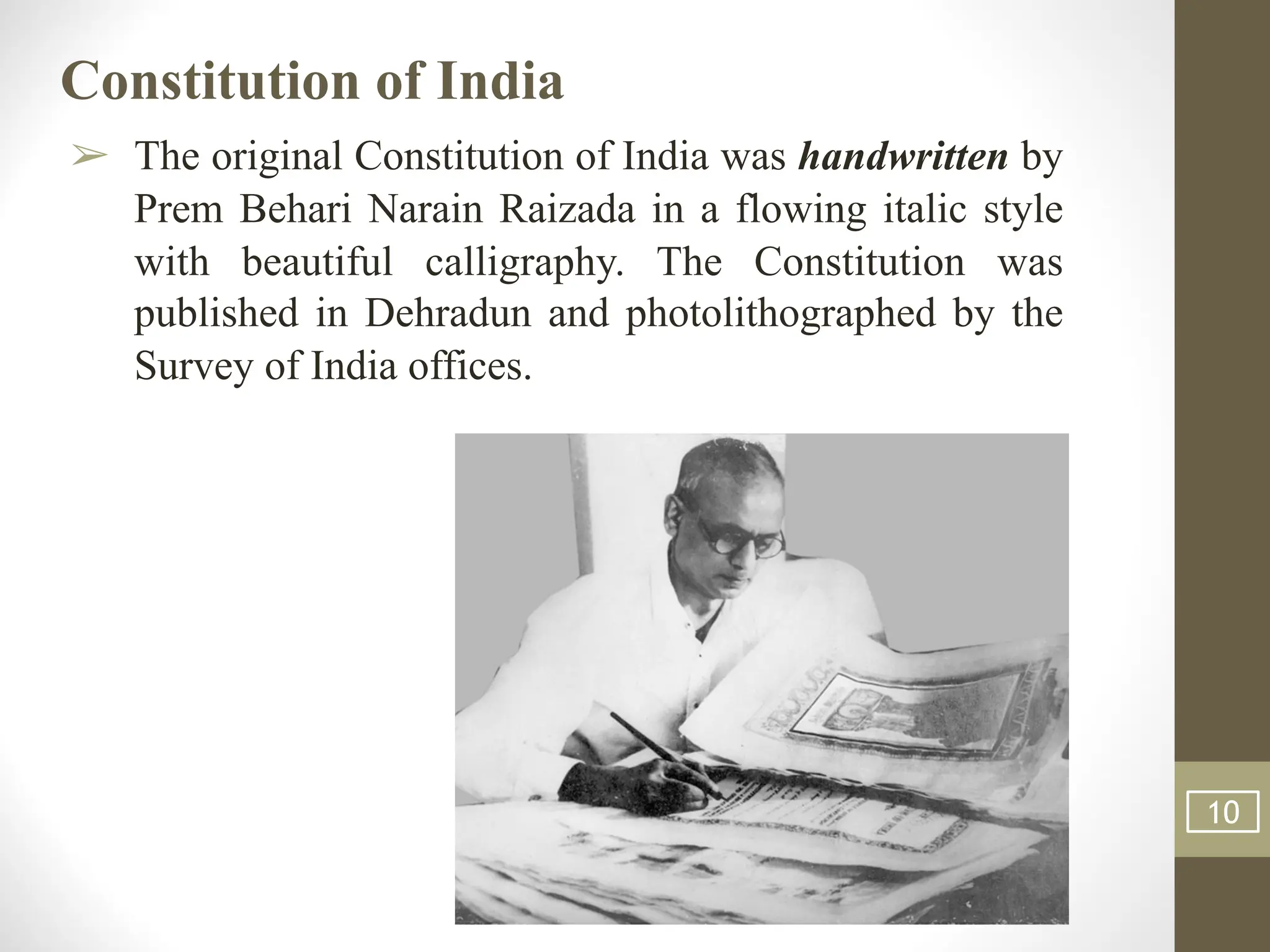 Constitution of India; Introduction to the Constitution of India; | PDF