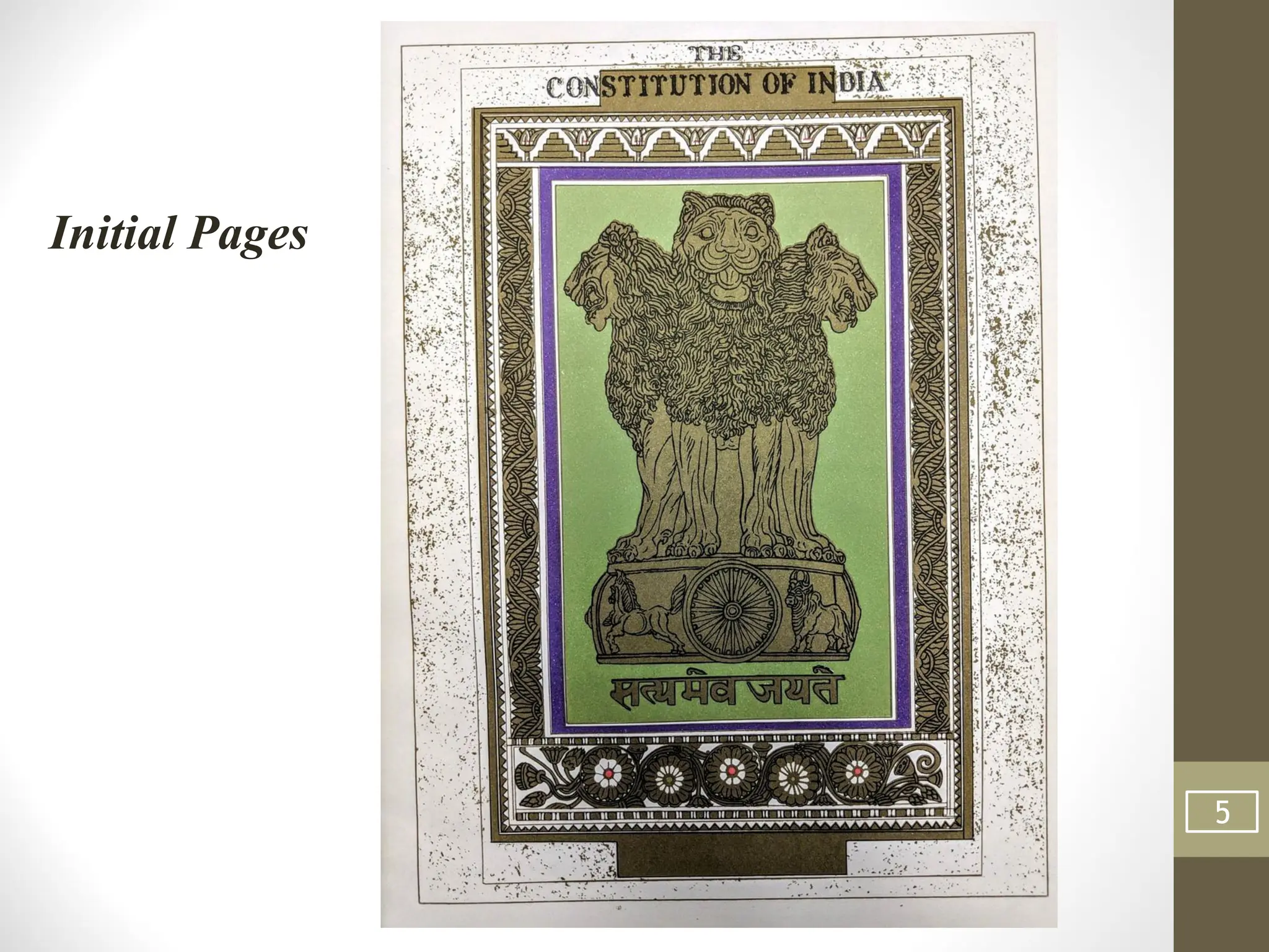 Constitution of India; Introduction to the Constitution of India; | PDF