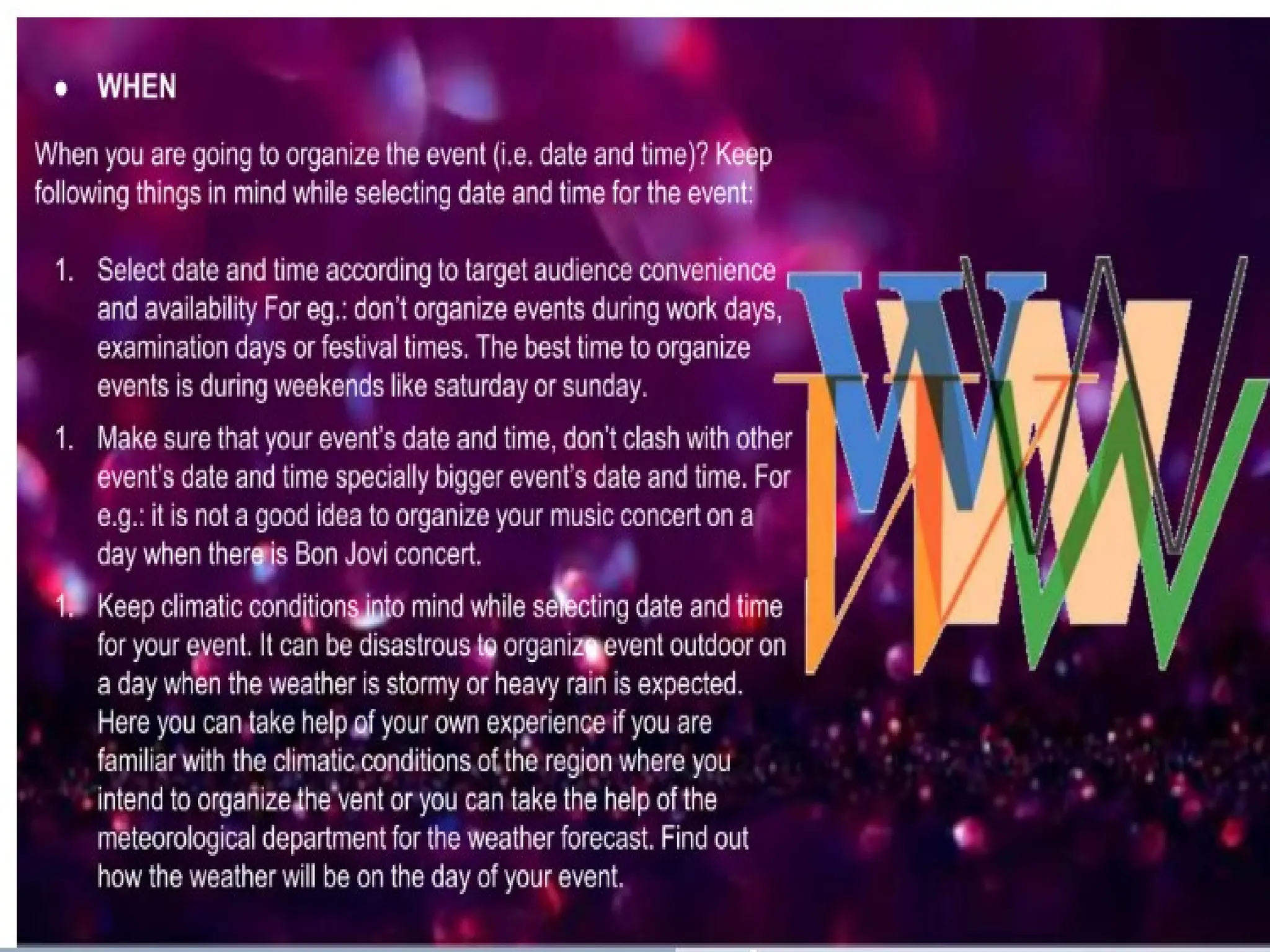 Event Management- Introduction, types, 5Cs and 5Ws | PPTX