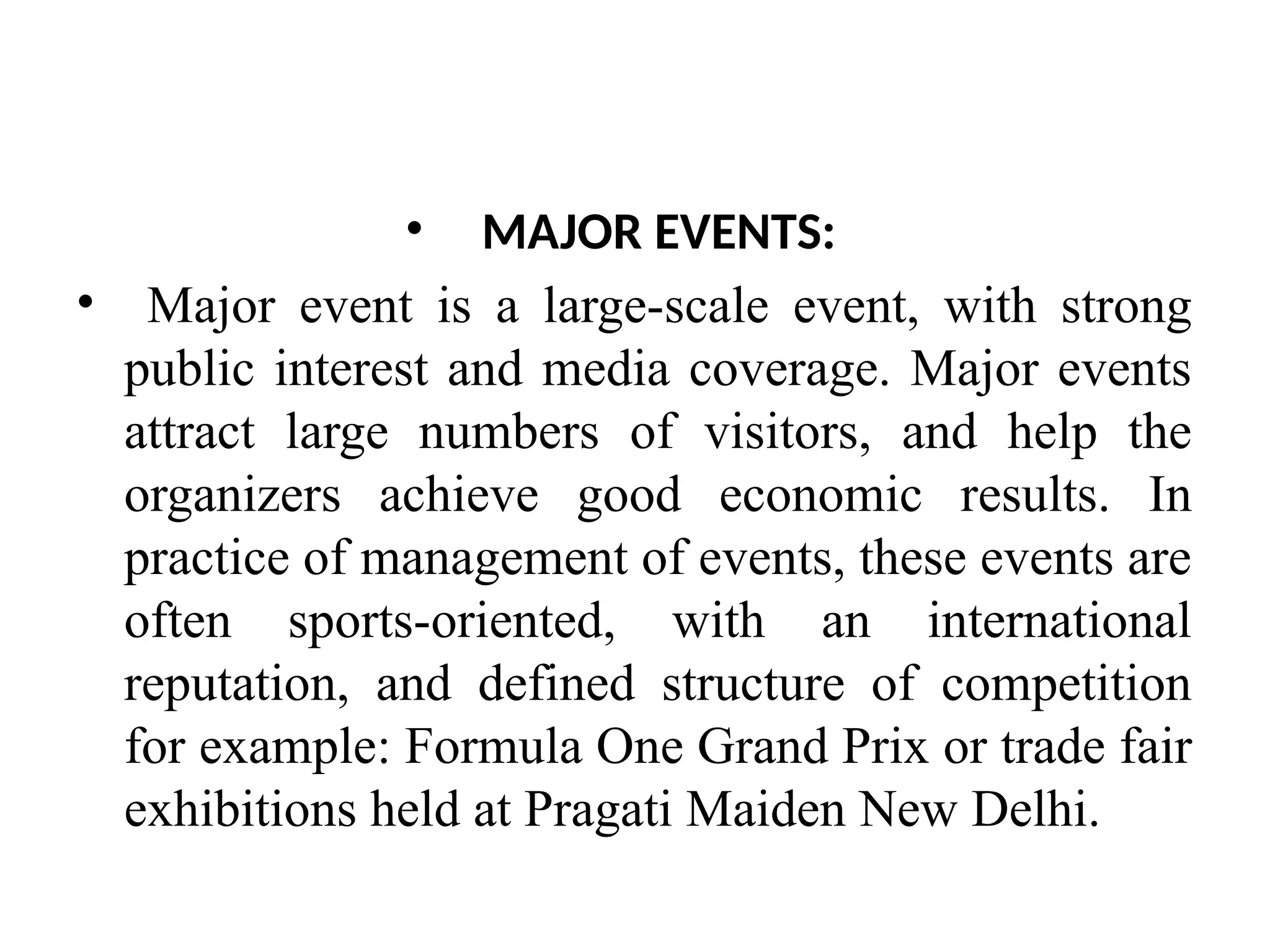 Event Management- Introduction, types, 5Cs and 5Ws | PPTX