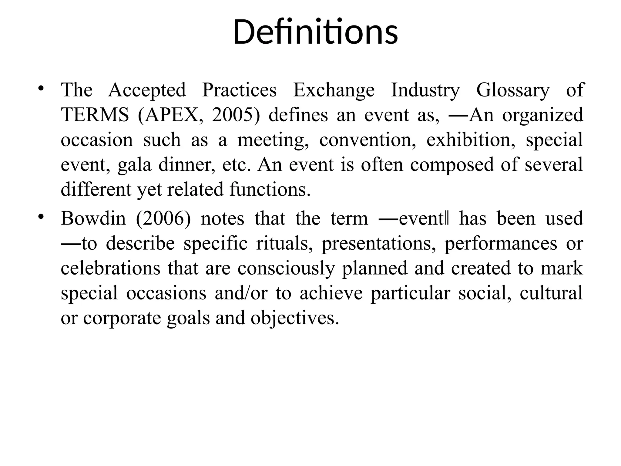 Event Management- Introduction, types, 5Cs and 5Ws | PPTX