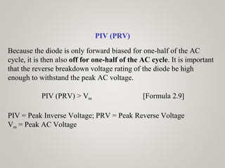 JUNCTION DIODE APPLICATIONS | PPTX