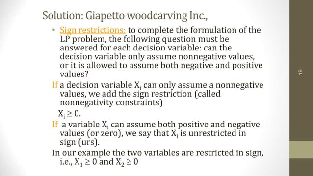 Operations Research- LPP formulation with examples | PPT
