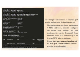 CCNA-2 SRWE Mod-11 Switch Security Configuration | PDF | Computer Networking | Computing