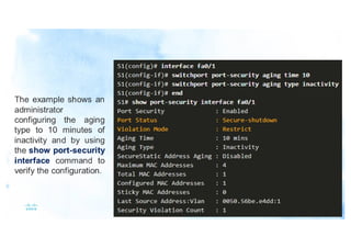 CCNA-2 SRWE Mod-11 Switch Security Configuration | PDF | Computer Networking | Computing