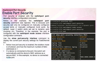 CCNA-2 SRWE Mod-11 Switch Security Configuration | PDF