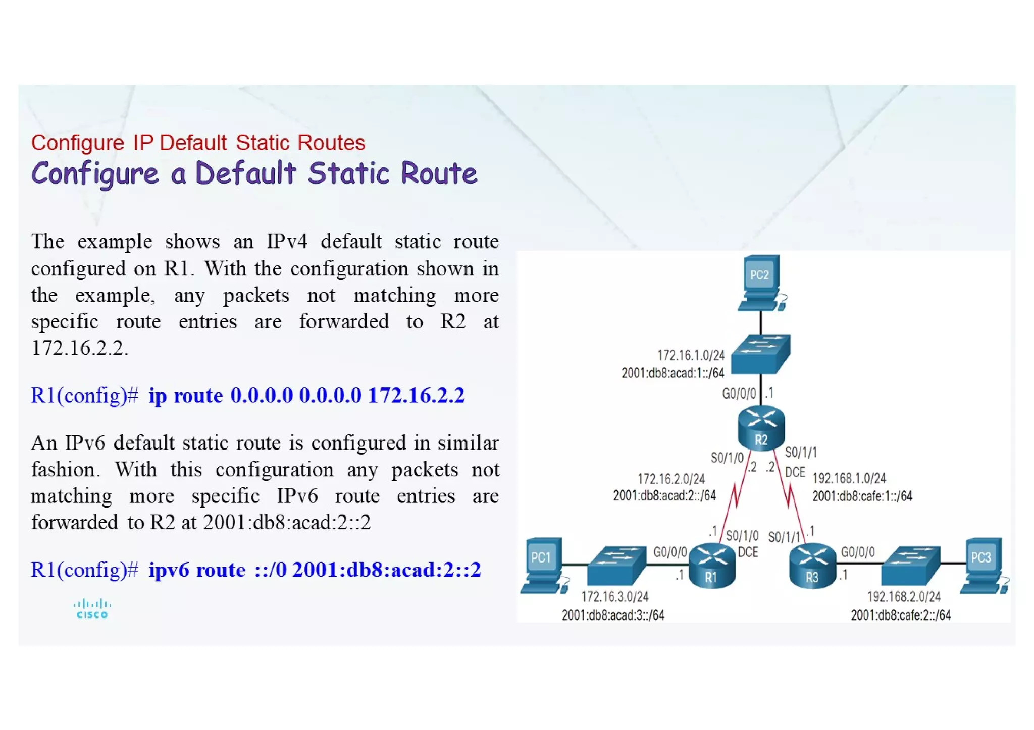 CCNA-2 SRWE Mod-15 Static IP Routing | PDF
