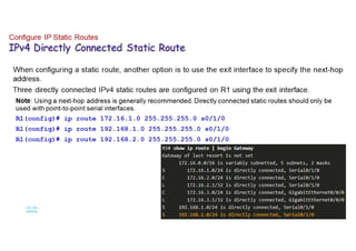 CCNA-2 SRWE Mod-15 Static IP Routing | PDF