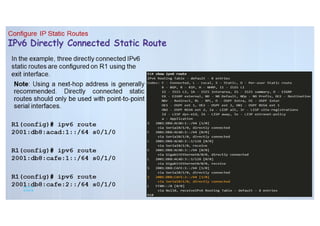 CCNA-2 SRWE Mod-15 Static IP Routing | PDF
