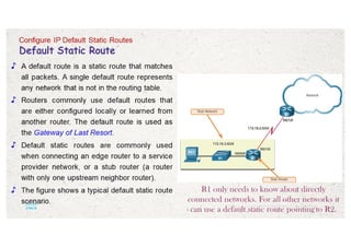 CCNA-2 SRWE Mod-15 Static IP Routing | PDF