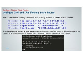 CCNA-2 SRWE Mod-15 Static IP Routing | PDF
