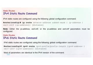 CCNA-2 SRWE Mod-15 Static IP Routing | PDF