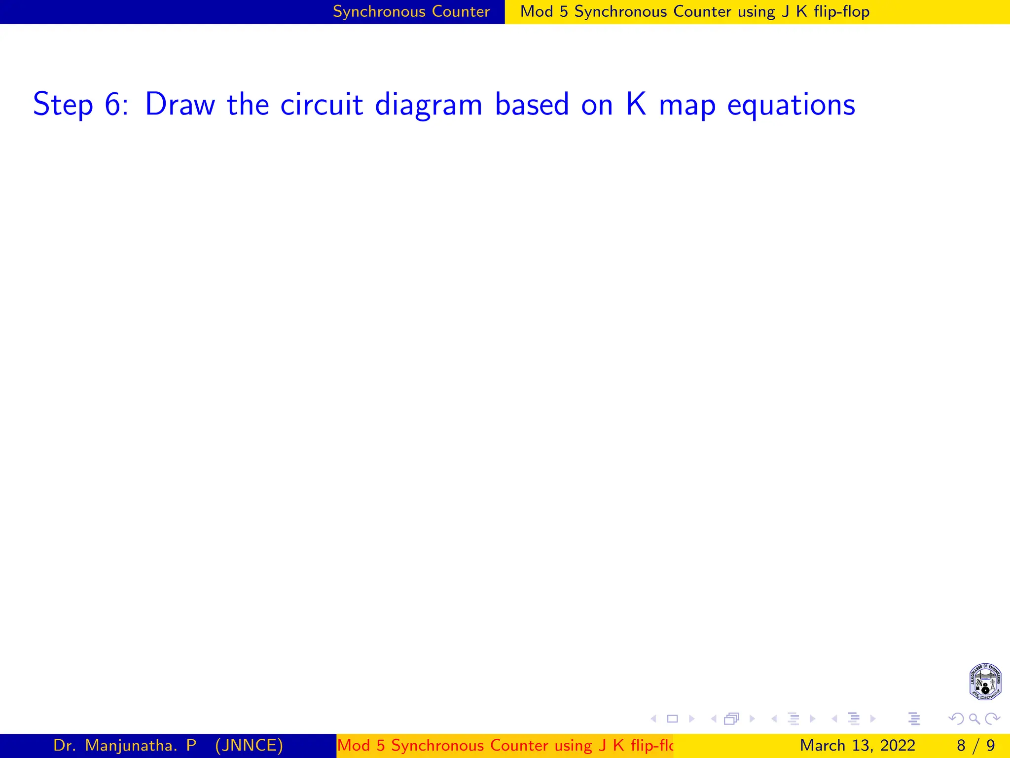 Mod-5-synchronous-counter-using-J-K flip-flop.pdf | Programming ...