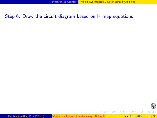 Mod-5-synchronous-counter-using-J-K flip-flop.pdf | Programming ...