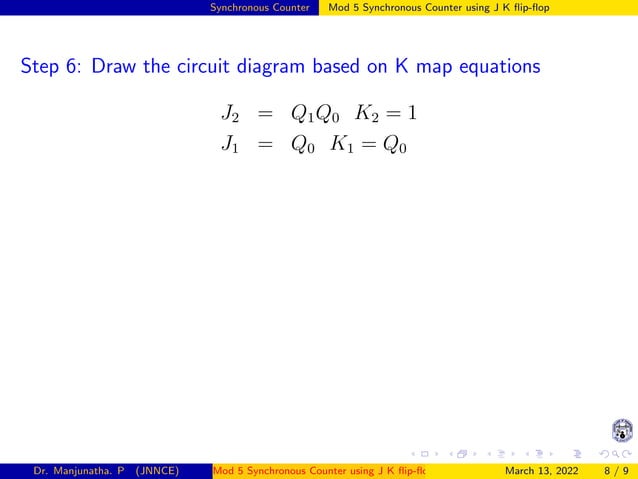 Mod-5-synchronous-counter-using-J-K flip-flop.pdf | Programming ...