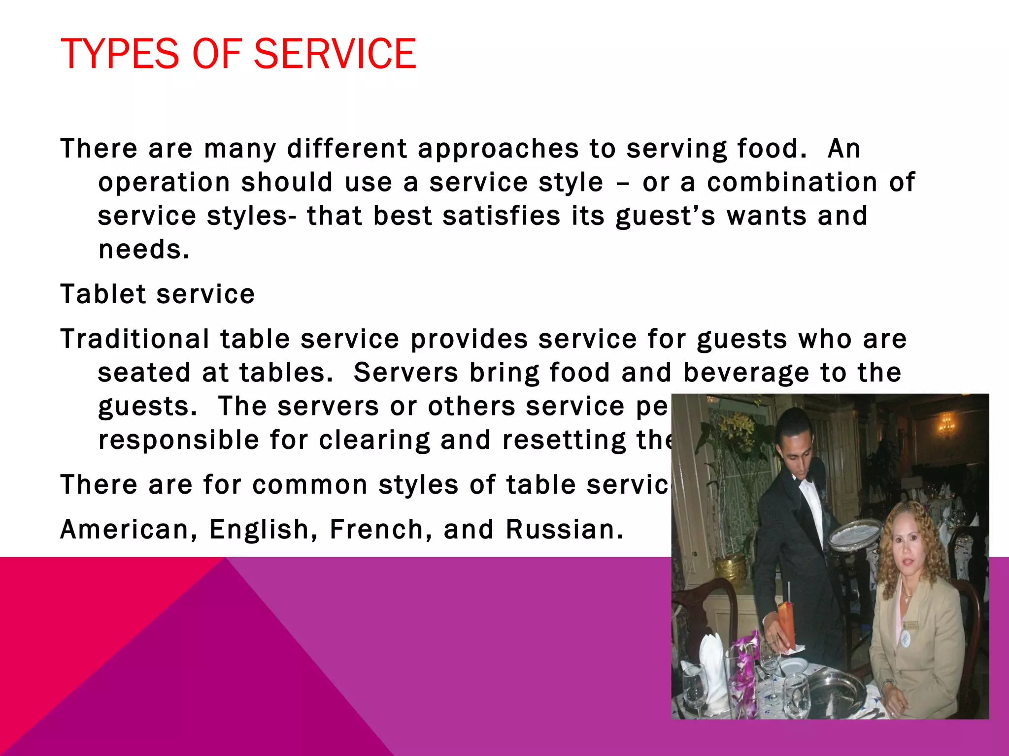 FOOD & BEVERAGE MANAGEMENT | PPT