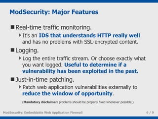 Mod Security | PPT