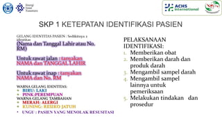 MOD - SKP - SASARAN KESELAMATAN PASIEN RUMAH SAKIT | PPTX