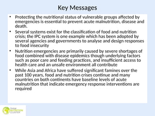 introduction to nutrition in emergencies | PPT