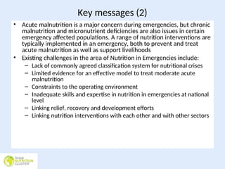introduction to nutrition in emergencies | PPT