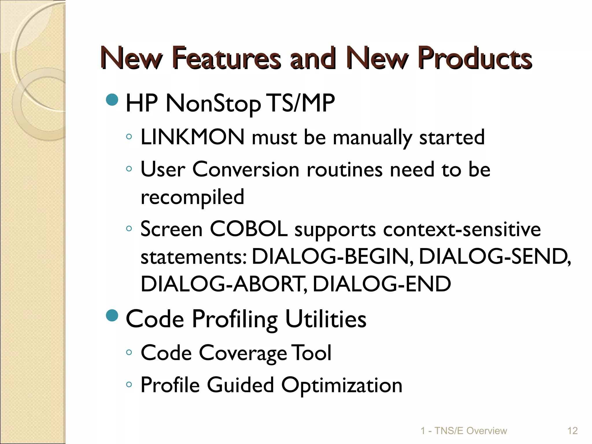 Mod01 tns e overview | PPT