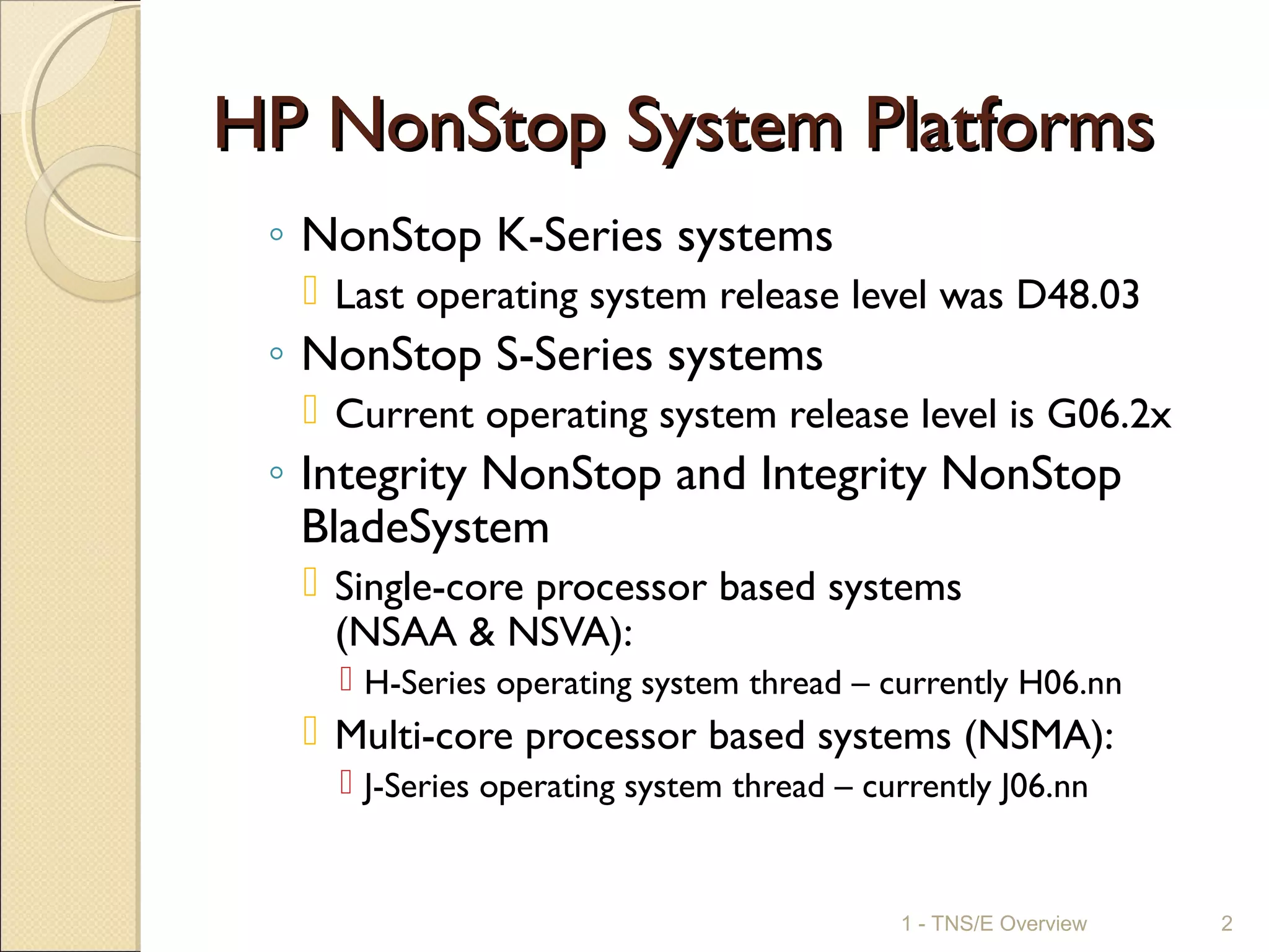 Mod01 tns e overview | PPT