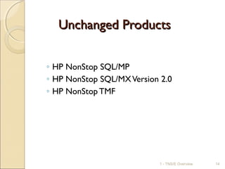 Mod01 tns e overview | PPT