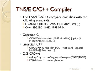 Mod02 compilers | PPT | Programming Languages | Computing