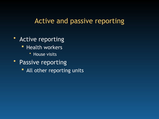 Reporting units, participants and their roles | PPT