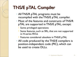 Mod05 application migration | PPT