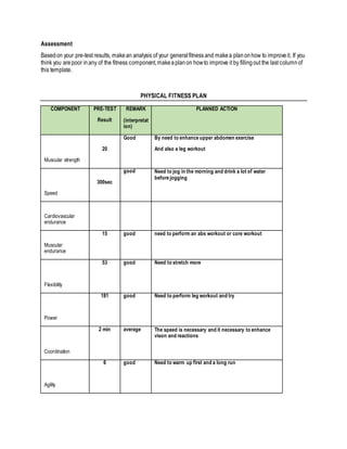 Physical Fitness module | DOCX