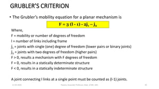 Theory Of Machines in Mechanical Engineering | PPSX